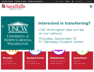 Access myscc.sandhills.edu. MySCC - Sandhills Community College