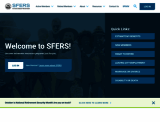 Access mysfers.org. San Francisco Employees' Retirement System (SFERS)
