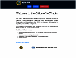 Access ncmmis.ncdhhs.gov. NCTracks Reporting and Analytics