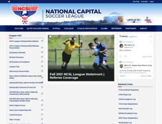 Access ncsl-soccer.com. National Capital Soccer League | Home