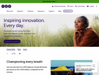 Access nddmed.com. ndd Medical Technologies | ndd Medical