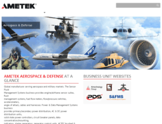 Access new.ametek.com. AMETEK AEROSPACE & DEFENSE