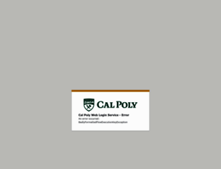 Access nextcatalog-admin.calpoly.edu. Cal Poly Web Login Service ...