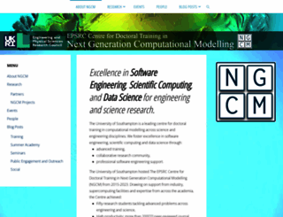 Access ngcm.soton.ac.uk. CDT NGCM – CDT Next Generation Computational ...