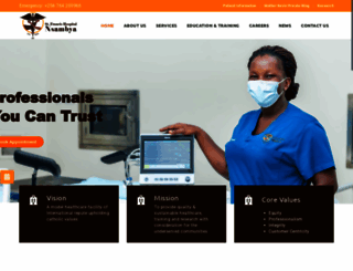 Access nsambyahospital.or.ug. Home - St. Francis Hospital Nsambya