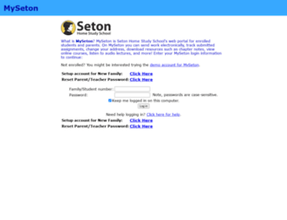 Access oc.setonhome.org. MySeton