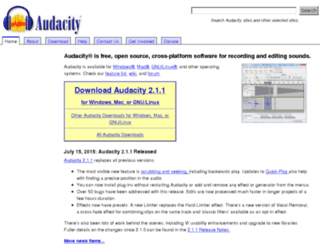 Access old.audacityteam.org.