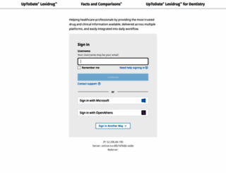 Access online.lexi.com. Sign in