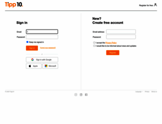 Access online.tipp10.com. Tipp10 Online Typing Tutor | Sign in