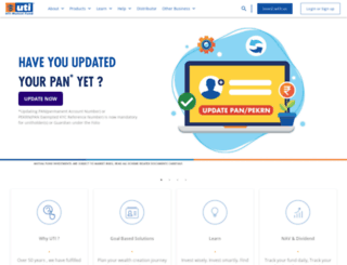 Access online.utimf.com. UTI Mutual Fund - Mutual Funds India | UTI Asset Management Company