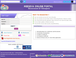 Access onlinetg.meeseva.gov.in. :: Meeseva - Online Login Form