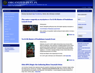 Access organized-play.pl. Magic the Gathering | Pokemon | YGO | WOW ...