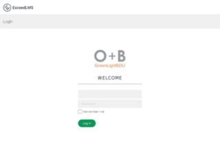 Access osbornbarr.exceedlms.com. Greenlight EDU: Login or Register
