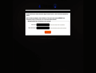 Access panel.4stream.pl. Panel zarządzania usługami - 4stream.pl