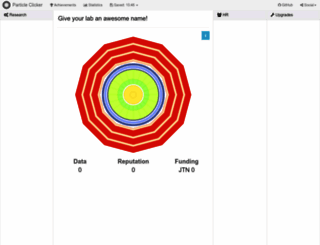 Access particle-clicker.web.cern.ch. Particle Clicker