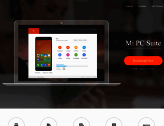 Access pcsuite.mi.com. Mi PC Suite