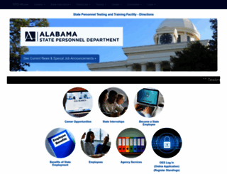 Access personnel.alabama.gov. Home Page - SPD - State of Alabama ...