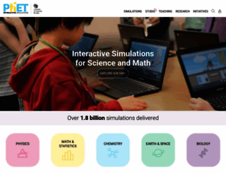 Access phet.colorado.edu. PhET: Free online physics, chemistry, biology ...