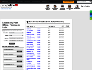 Access pincode.puneonline.in. Find PIN code for Pune | Find Post ...