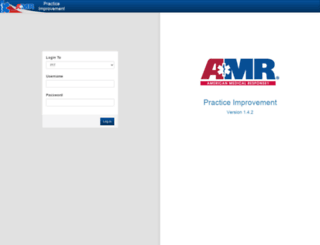 Access pit.amr.net. Practice Improvement | Login