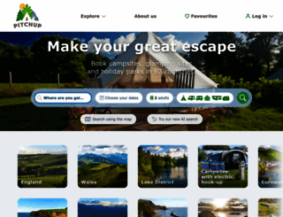 Access pitchup.com. Camping, Glamping, Caravan and Holiday Parks ...