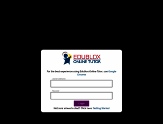 Access play.edubloxtutor.com. EduBlox Online Tutor