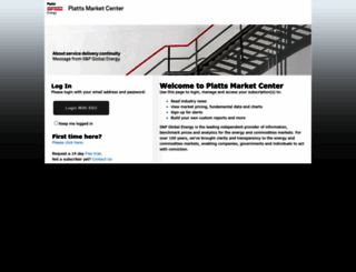 Access pmc.platts.com. Platts Market Center | Login – Energy & Metals ...