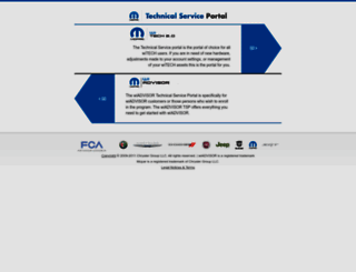 Access portal.dcctools.com. wiTECH/wiADVISOR Program Selection