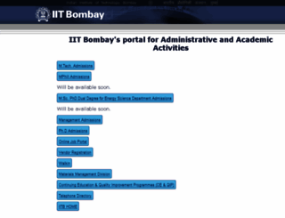 Access portal.iitb.ac.in. IIT Bombay Portal