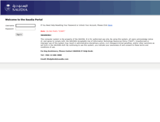 Access portal.sv.net. Welcome to the Saudia Portal