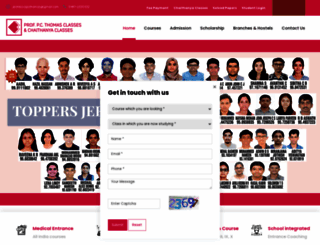 Access professorpcthomas.com. Prof. P.C THOMAS Classes