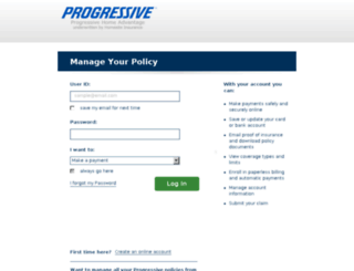 Access progressive.homesite.com. Manage Your Policy