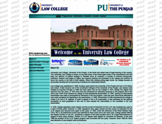 Access pulc.edu.pk. PULC University Law College [Home]