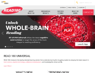 Access read180.scholastic.com. Intervention Blended Learning Solution ...