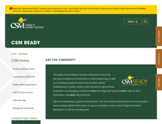 Access ready.csmd.edu. CSM Ready