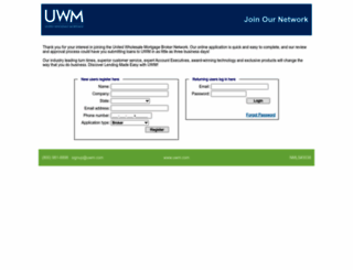 Access register.uwm.com. Login to Join UWM