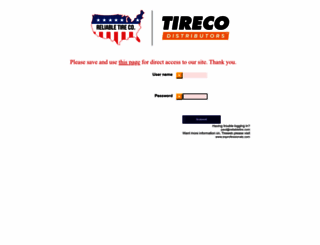 Access reliable.tireweb.com. Tireweb - logon