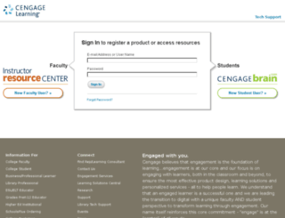 Access s-cxp.cengage.com. Cengage Learning - Login