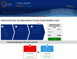 Access sbc.statefoodsafety.com. San Bernardino CA Food Handlers Card ...