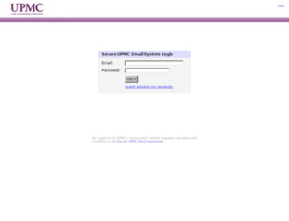 Access securemail.upmc.com. Login to UPMC Secure Email