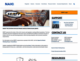 Access serff.com. SERFF: The Systems for Electronic Rates & Forms Filing