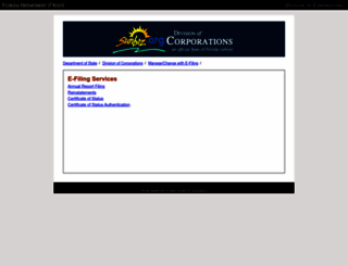 Access services.sunbiz.org. Sunbiz.org