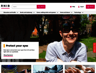 Access shop.rnib.org.uk. RNIB Shop