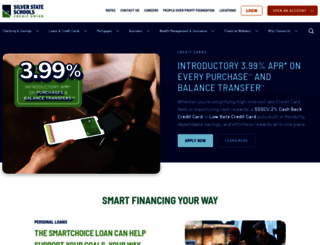 Access silverstatecu.com. Home | Silver State Schools Credit Union