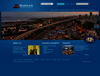 Access simplexinfra.com. Simplex Infrastructures Ltd
