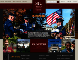 Access siuc.edu. Southern Illinois University