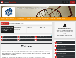 Access snbl.leaguerepublic.com. Scottish Basketball League - League