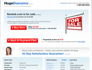 Access ssndob.com. Domain Expired
