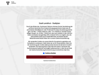 Access stadtplan.landshut.de. Stadt Landshut - Stadtplan