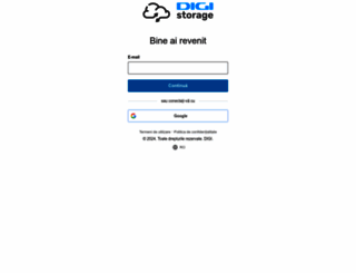 Access storage.rcs-rds.ro. Digi Storage - Conectare